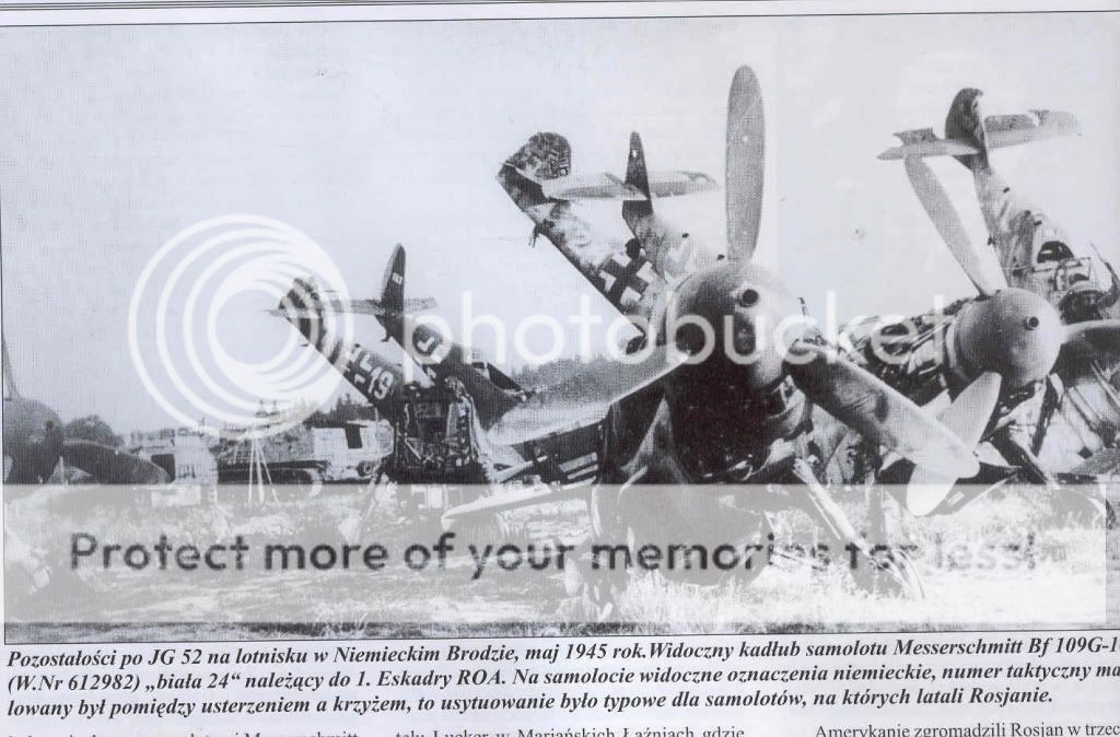 ROA Bf 109 markings - Aircraft WWII - Britmodeller.com