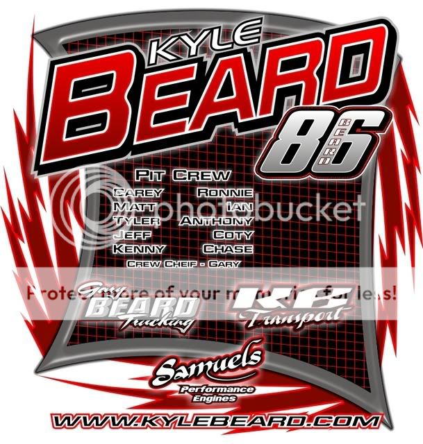 New Kyle Beard T-Shirts - Bob Hilbert Sportswear Dirt Racing National ...