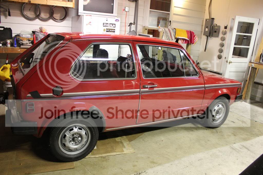 FS: 1980 Rabbit 2 Door, Early Westy, 1.5D 4 speed manual, Red/Red | VW ...