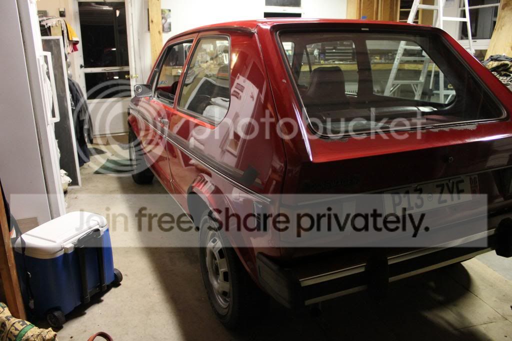 FS: 1980 Rabbit 2 Door, Early Westy, 1.5D 4 speed manual, Red/Red | VW ...