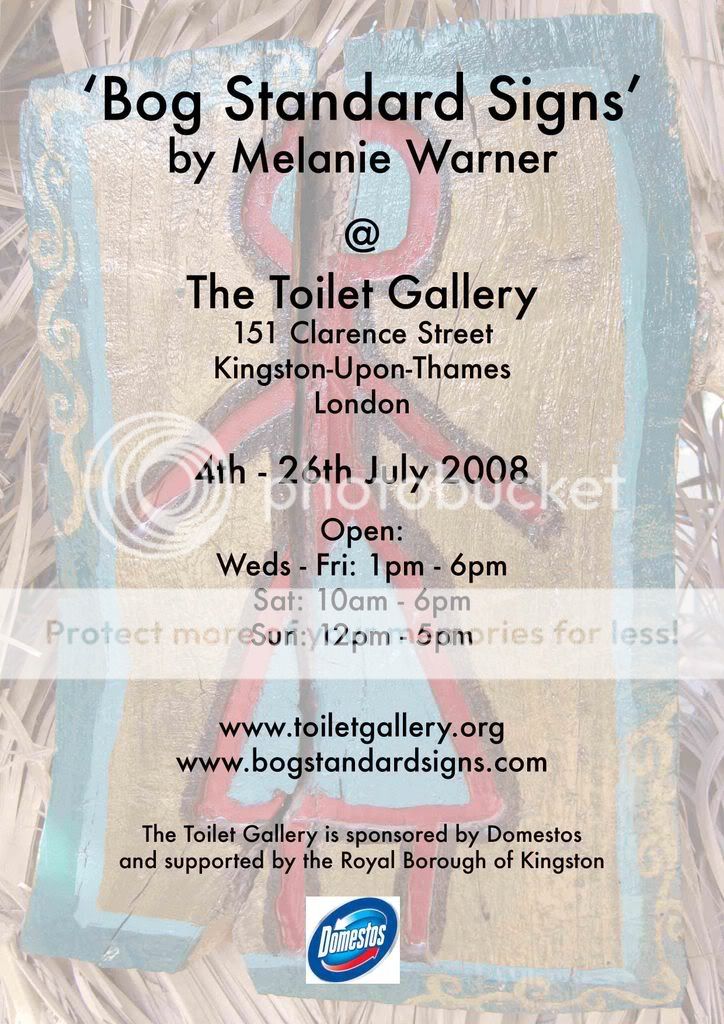 ‘Bog Standard Signs’ @ The Toilet Gallery | Bog Standard Gallery