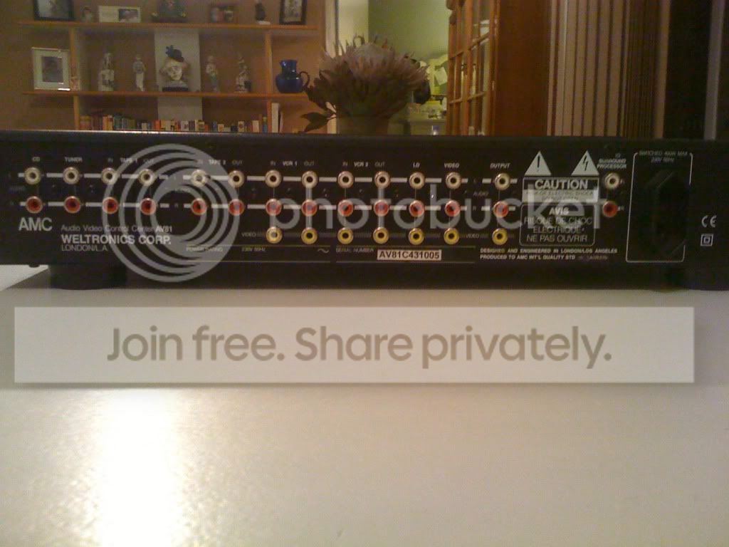 Fs: Amc 2n100-2 power amplifier & amc audio video control centre av-81 ...